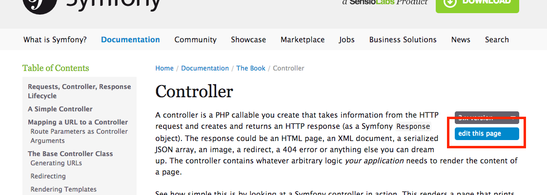 Contributing To The Documentation Symfony 3 3 Docs