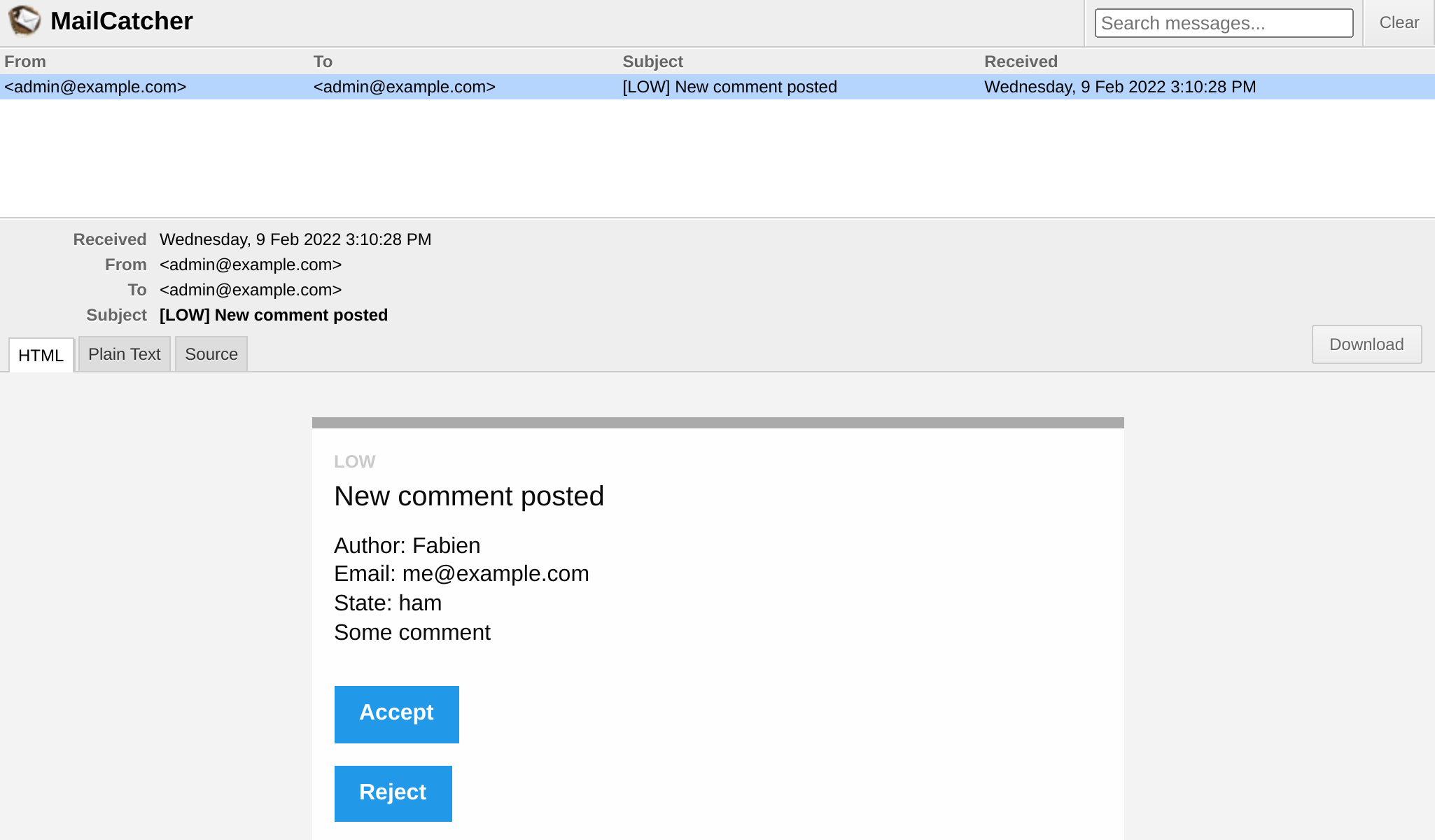 Wysyłanie e-maili do administratorów (Symfony 5.4 Docs)