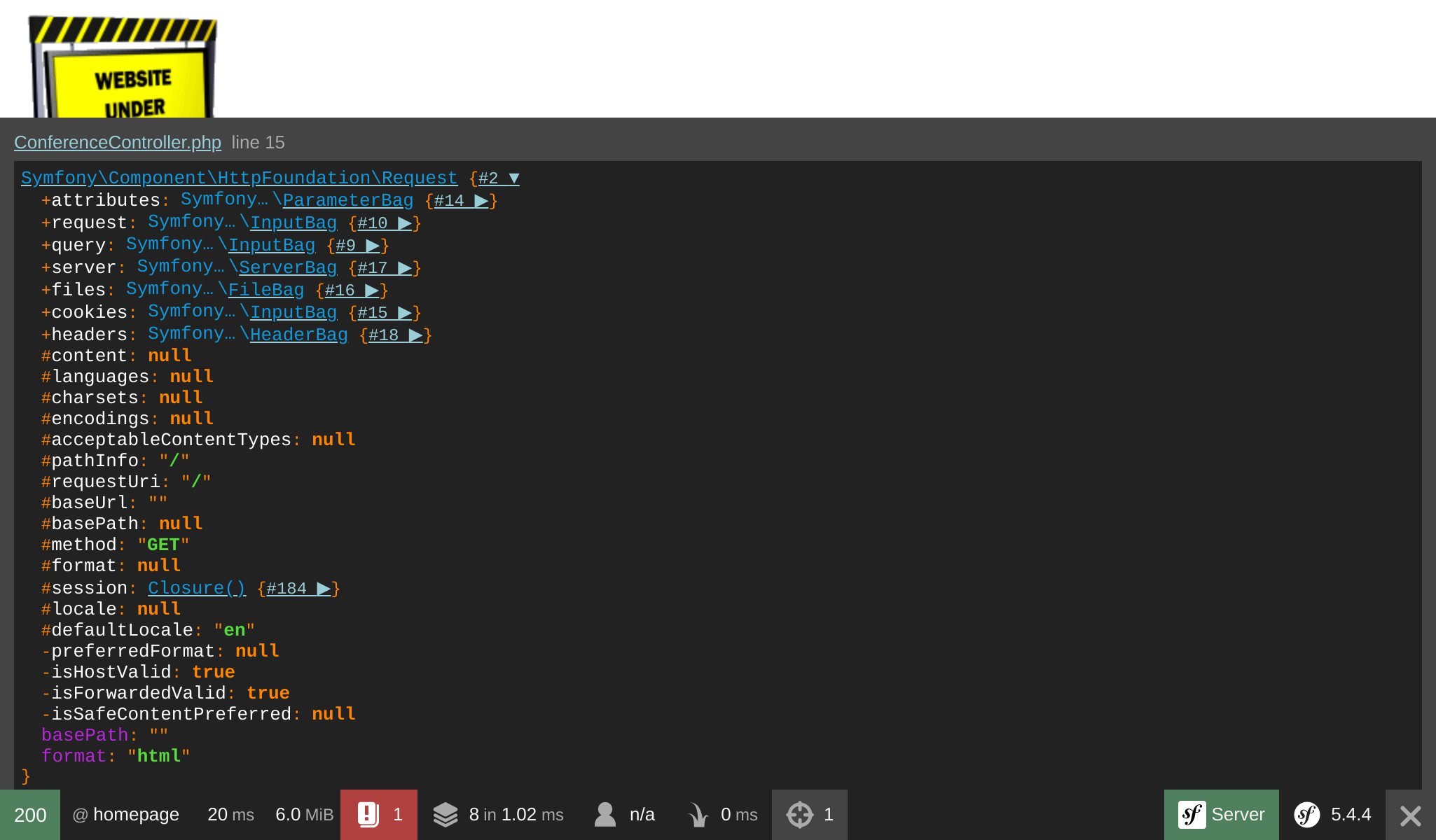 コントローラーを作成する (Symfony Docs)