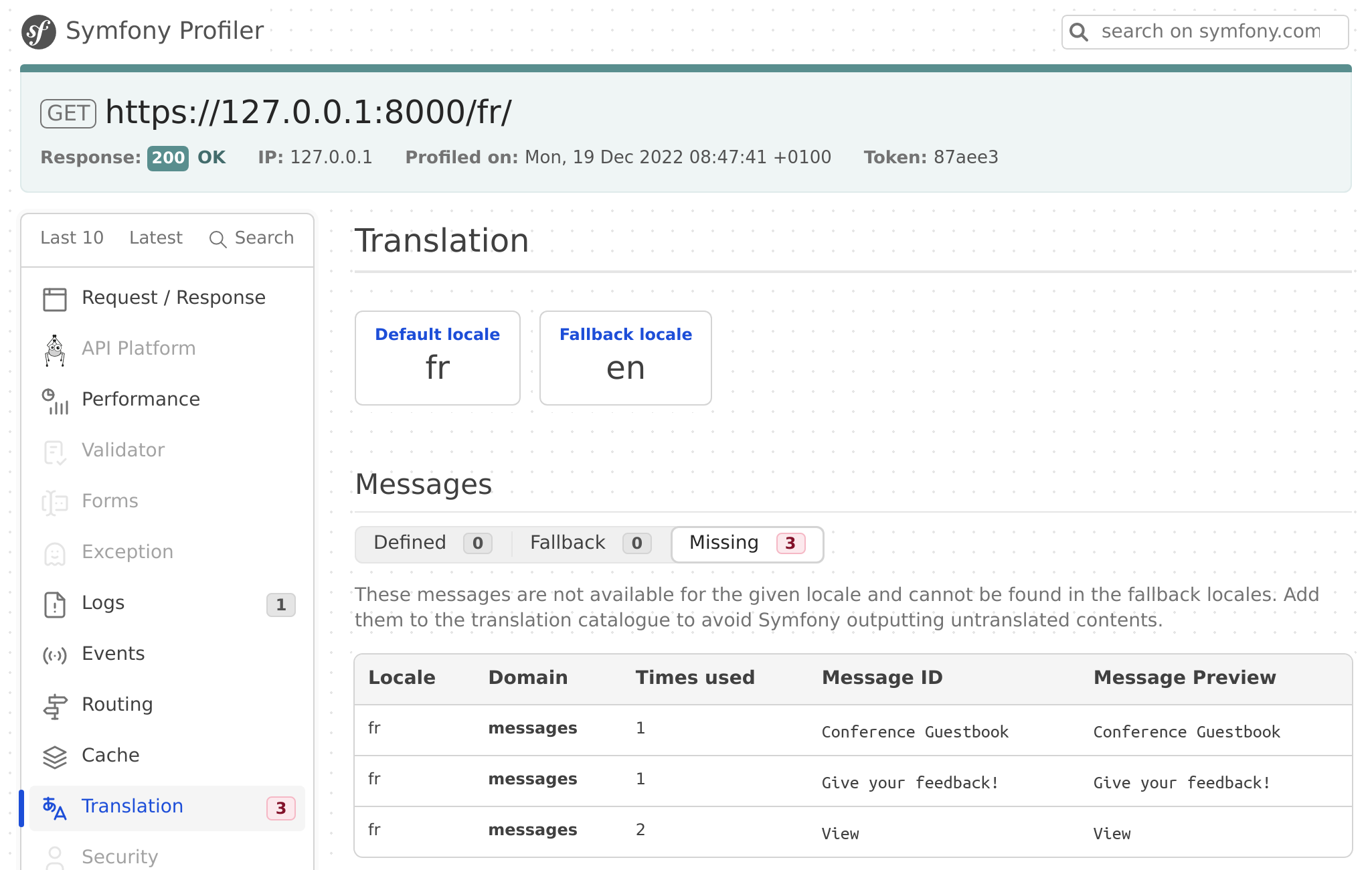 Eine Anwendung lokalisieren (Symfony Docs)