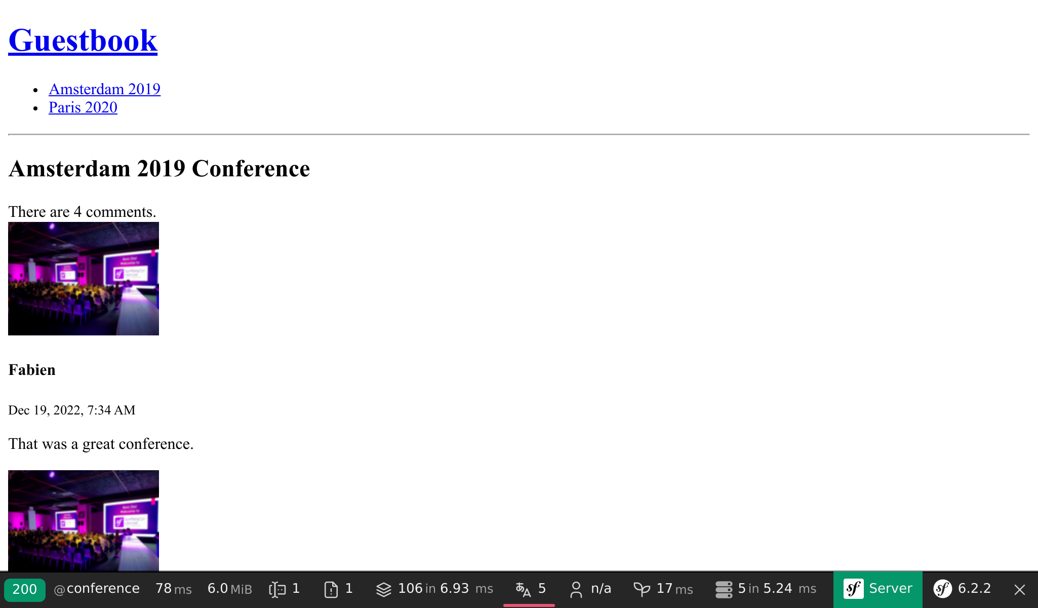 Testing Symfony Docs