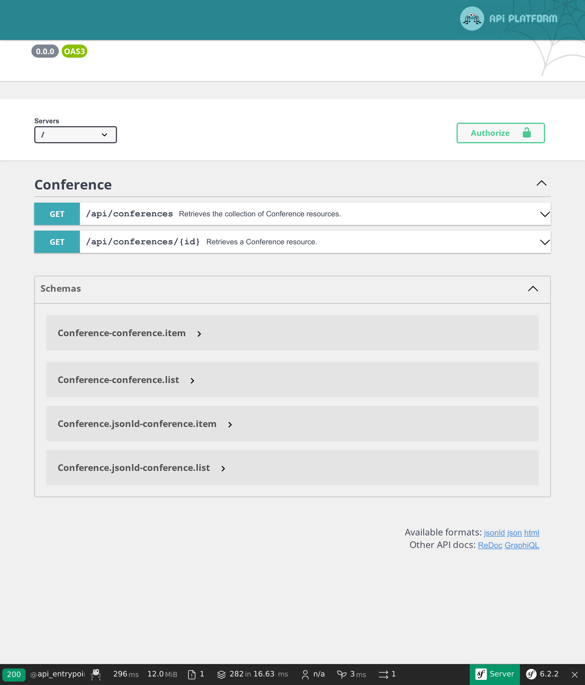 Exposer une API avec API Platform (Symfony Docs)