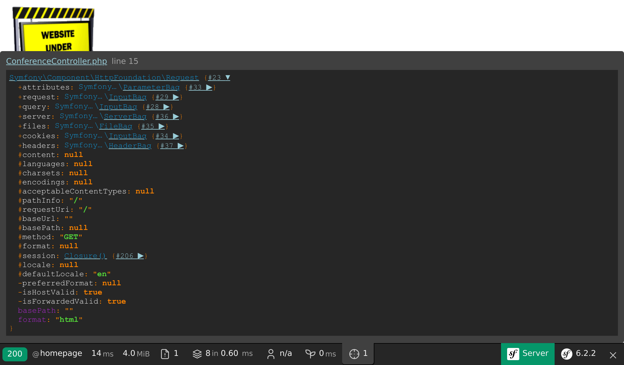Créer un contrôleur (Symfony Docs)