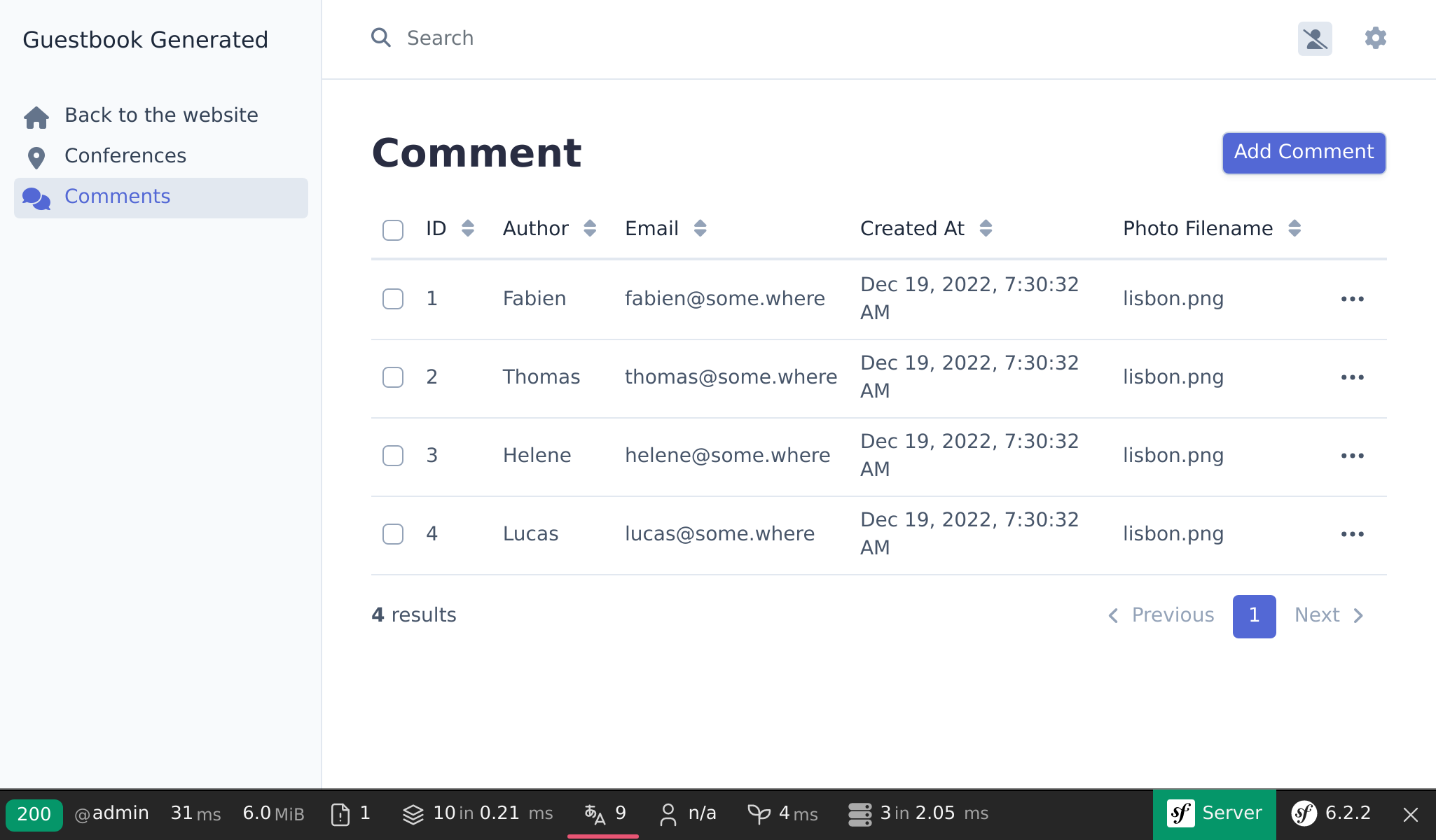 Configurer Une Interface Dadministration Symfony 62 Docs