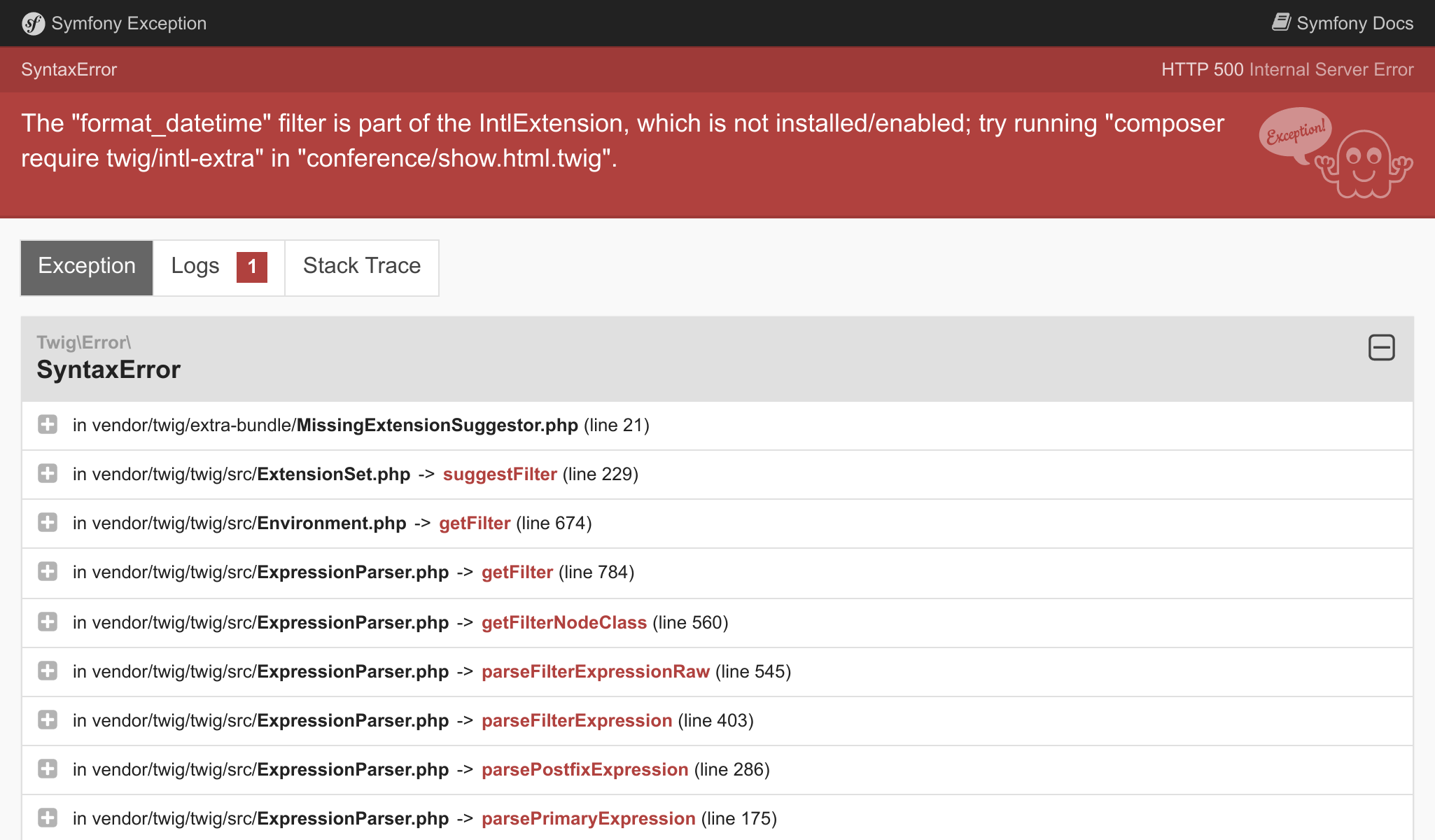 Construire l'interface (Symfony Docs)