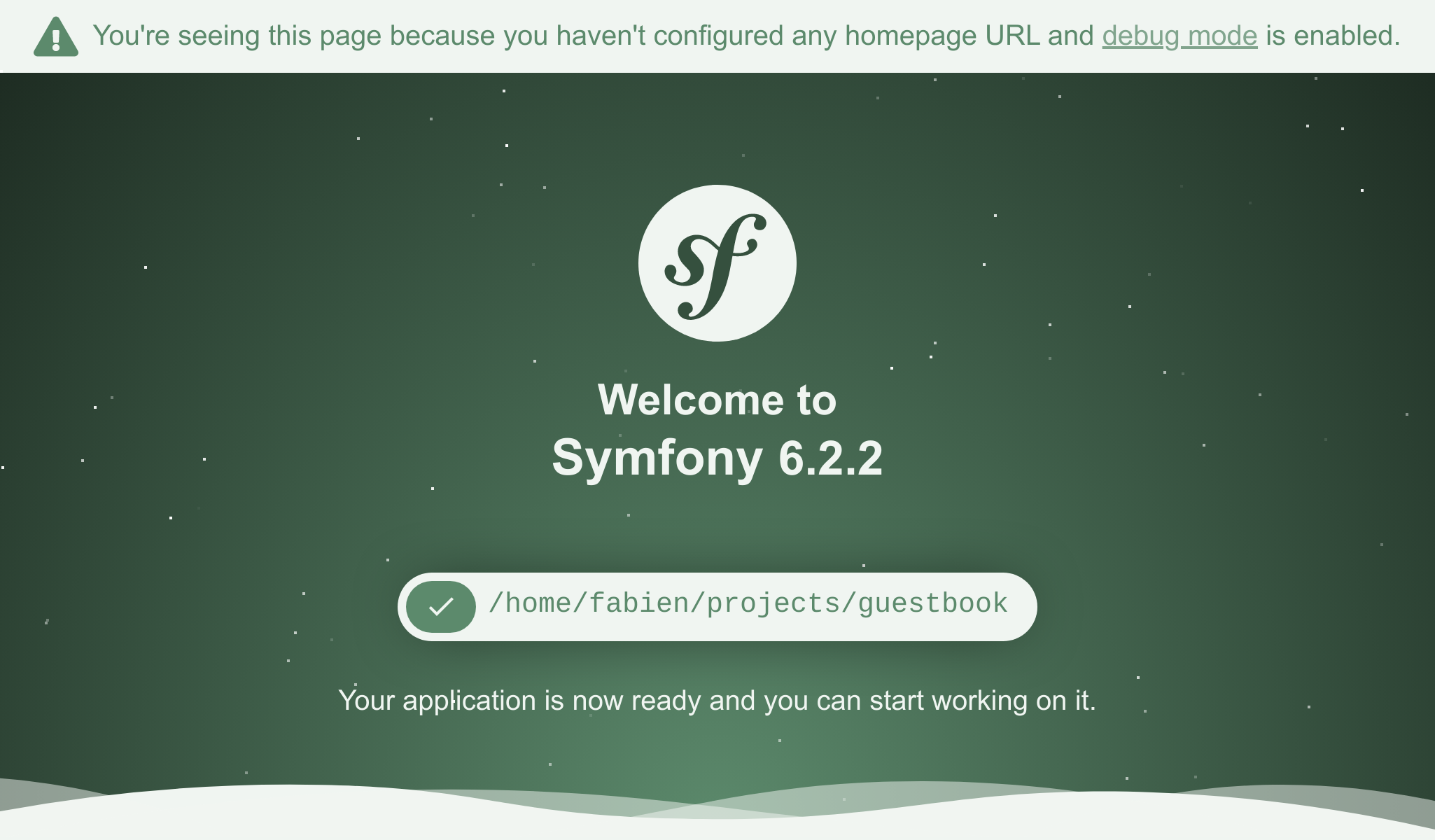 ゼロの状態からプロダクションまでやってみよう (Symfony Docs)